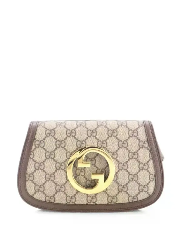 Gucci Blondie Gg Coated Canvas Belt Bag - Brown