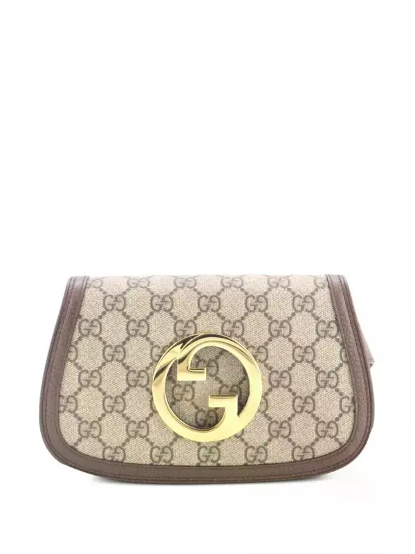 Gucci Blondie Gg Coated Canvas Belt Bag - Brown