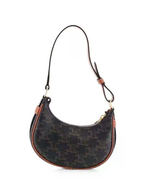 Celine Ava Bag Triomphe Coated Canvas Mini Shoulder Bag