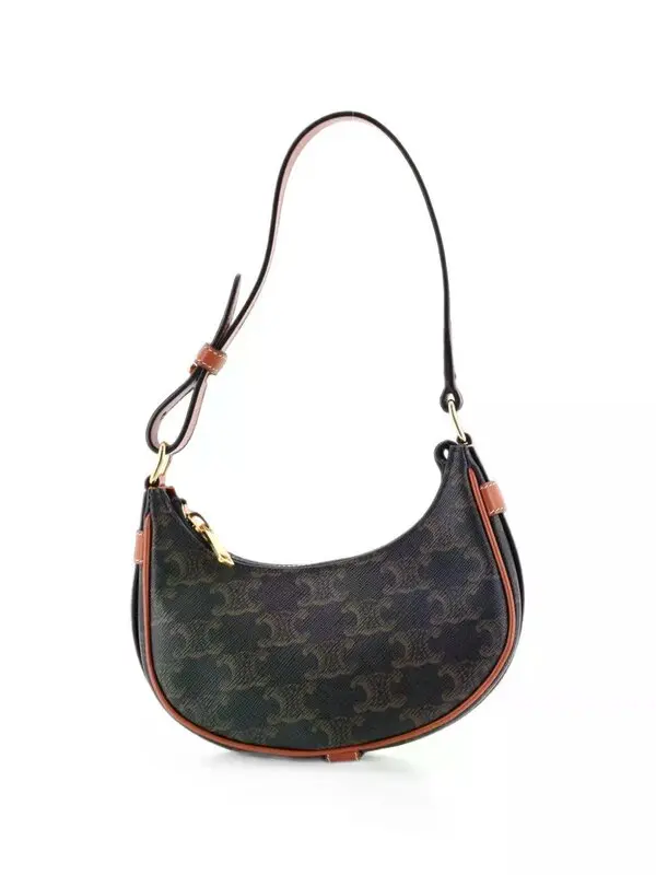 Celine Ava Bag Triomphe Coated Canvas Mini Shoulder Bag