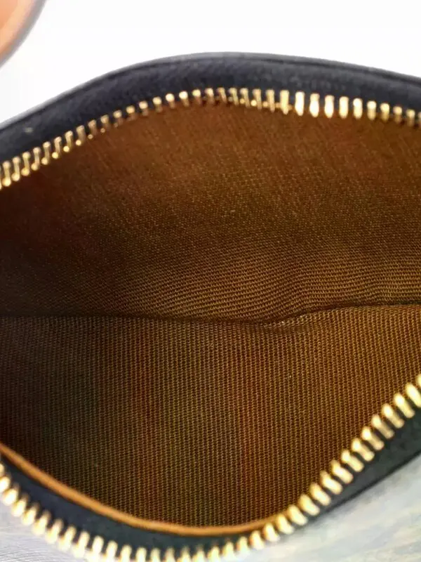 Celine Ava Bag Triomphe Coated Canvas Mini Shoulder Bag - Brown