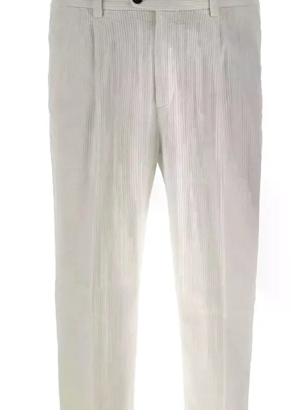 DEVORE INCIPIT Ribbed Pleated Trousers