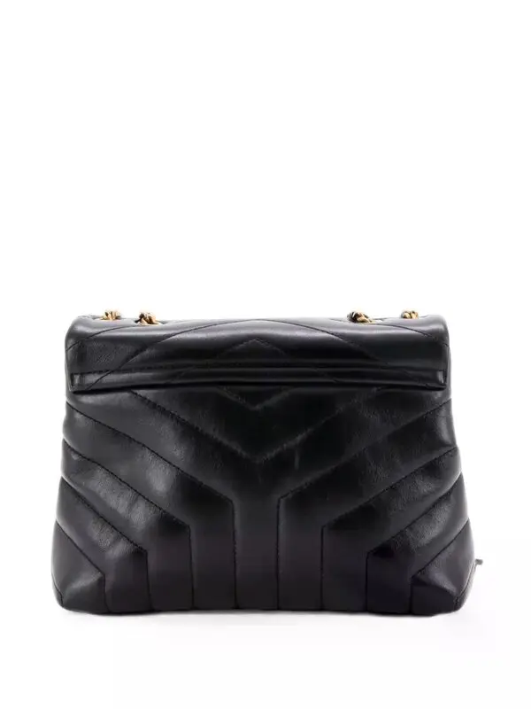 Saint Laurent Loulou Matelasse Chevron Leather Small Shoulder Bag