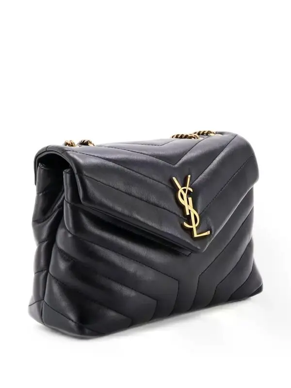 Saint Laurent Loulou Matelasse Chevron Leather Small Shoulder Bag