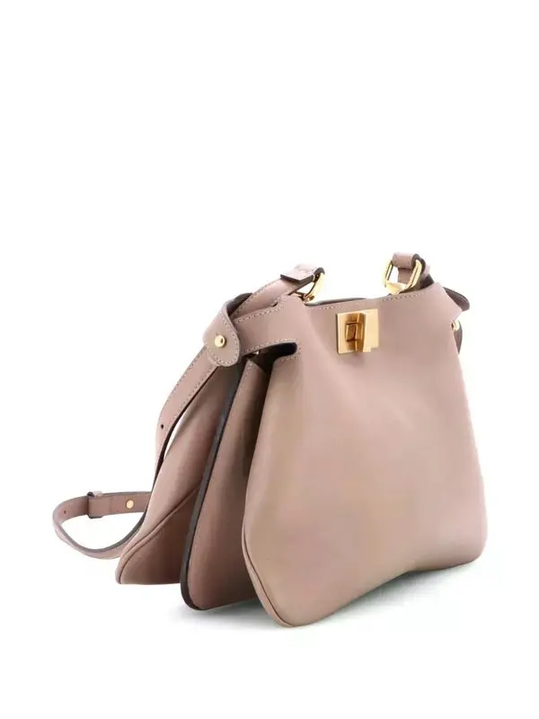 Fendi Soft Peekaboo Iseeu Bag Leather Medium Shoulder Bag - Brown