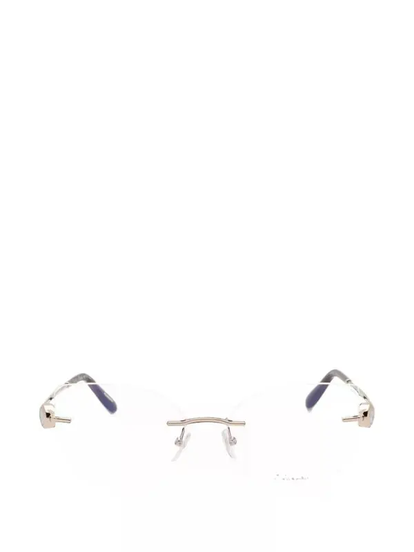 Chopard Cat-eye Rimless Glasses