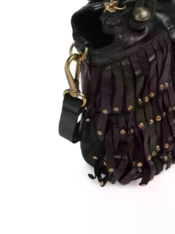 CAMPOMAGGI Fringe-detail Studded Tote Bag