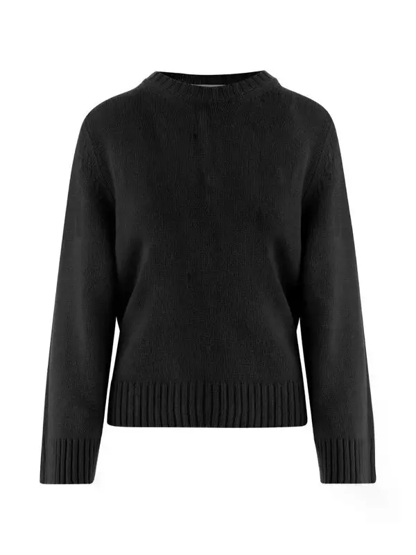 OLIVER LATTUGHI Crew-neck Ribbed-trim Sweater
