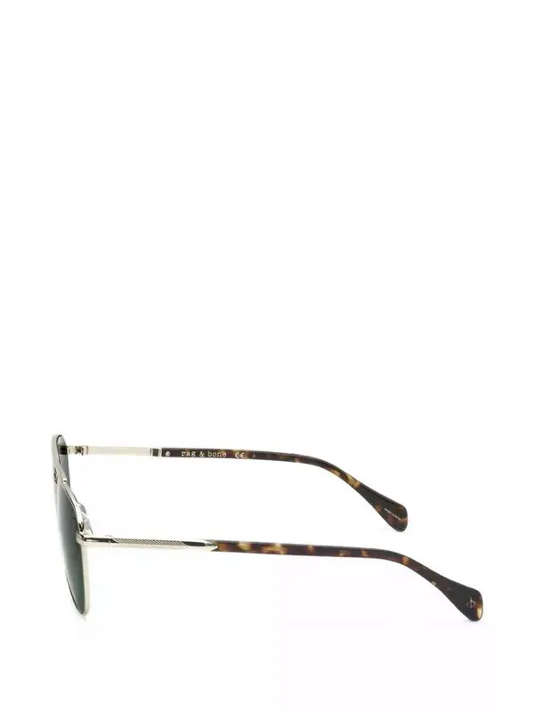 Rag & Bone Tortoiseshell-effect Pilot-frame Sunglasses