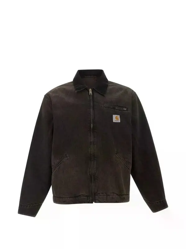 Carhartt Work In Progress Og Detroit Bomber Jacket - Black