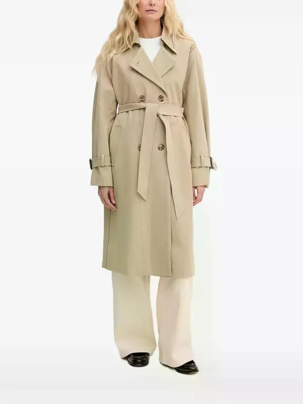 MOS MOSH Mmscout Zani Contrast-stitched Coat - Neutrals