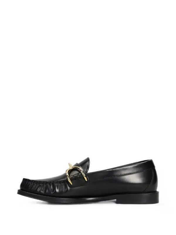 Alexander McQueen Wishbone Leather Loafers