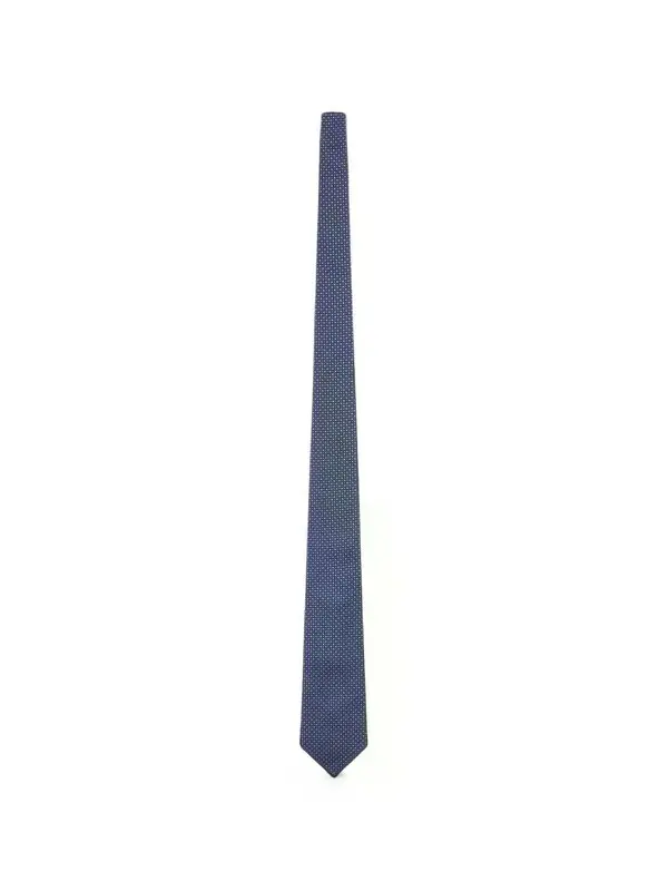 Kiton Geometric-pattern Silk Tie