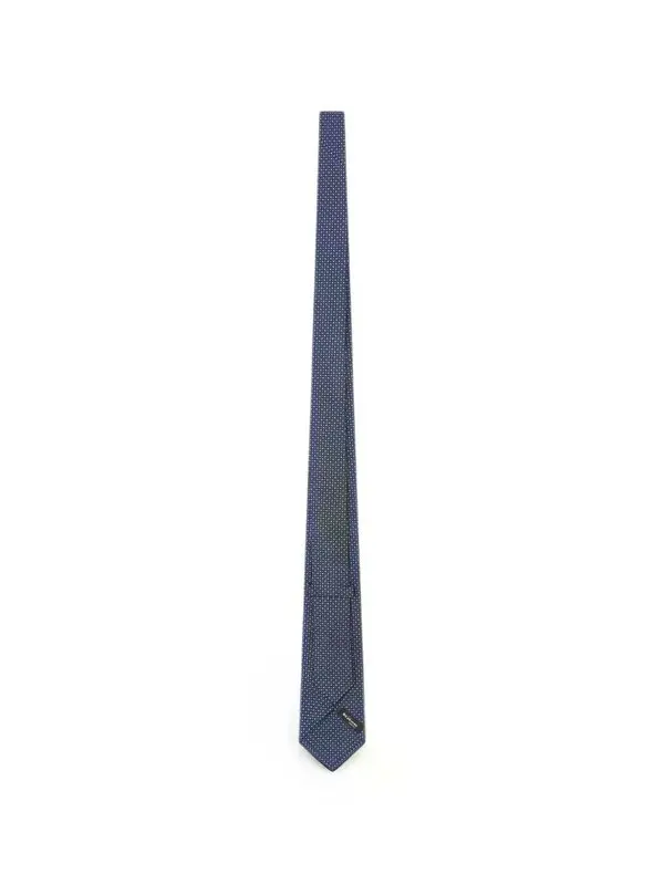 Kiton Geometric-pattern Silk Tie
