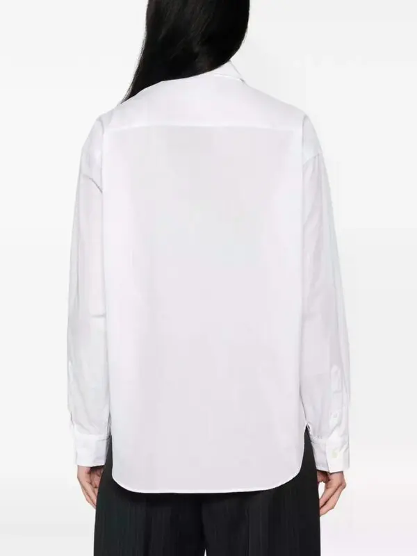NICHOLSON & NICHOLSON Elen Pussy-bow Chest-pocket Shirt