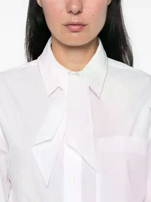 NICHOLSON & NICHOLSON Pussy-bow Shirt