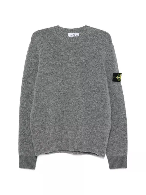 Stone Island Logo-patch Knit Sweater