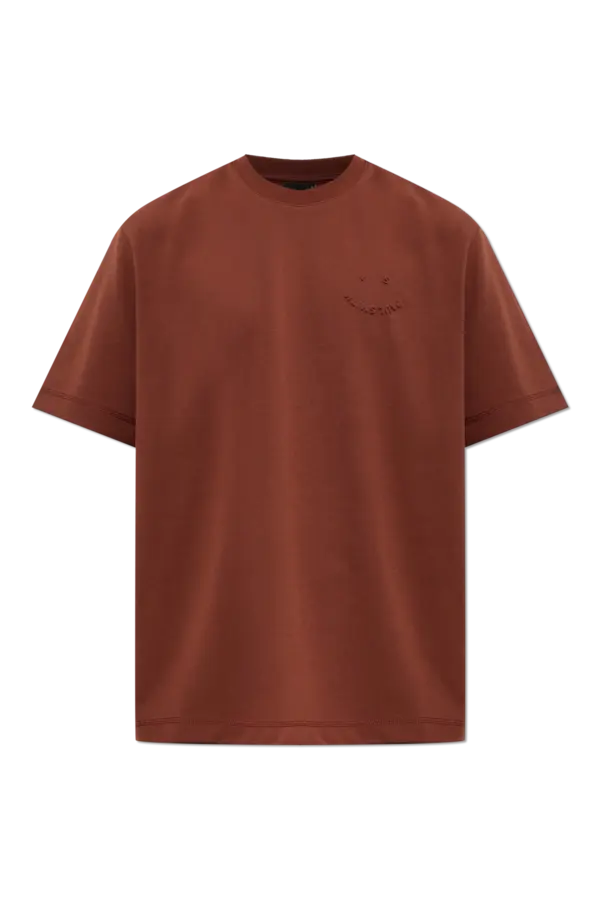 Paul Smith Cotton T-shirt With Logo - Brown