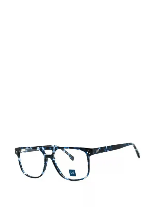 Gap Tortoiseshell-pattern Rectangle-frame Glasses