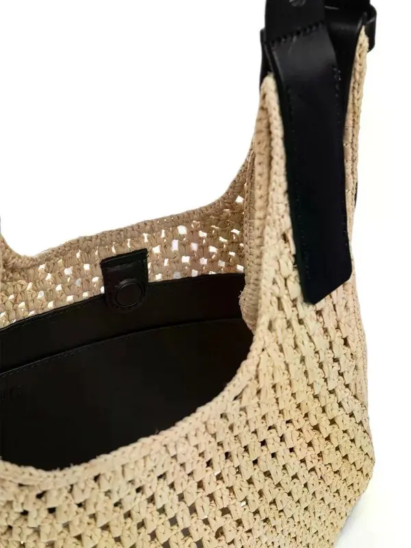 Loewe Small Punch Hole Woven Shoulder Bag