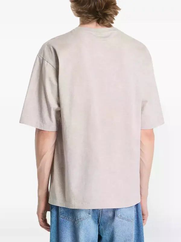 Filling Pieces Embroidered Melange T-shirt