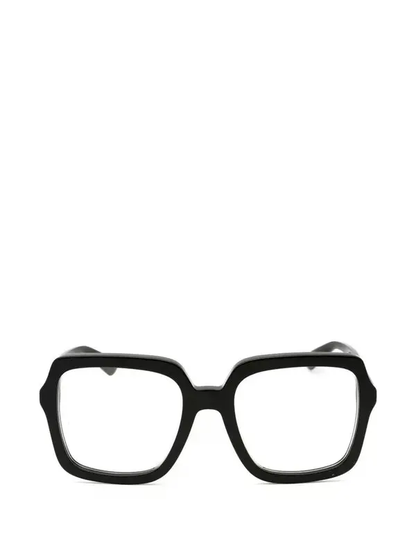 Gucci Rectangular Frame Glasses - Black