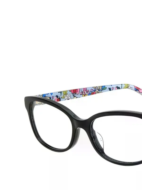 Kate Spade New York Violette Logo-print Eyeglasses - Black