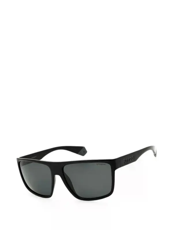 POLAROID Rectangle Frame Sunglasses With Engraved Arms