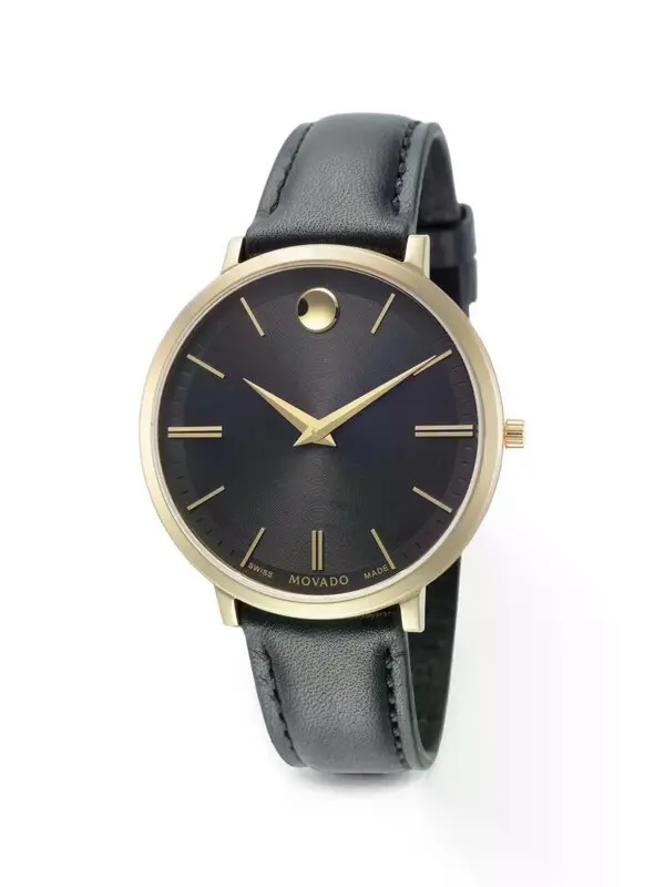 Movado Ultra Slim 35mm Watch - Black