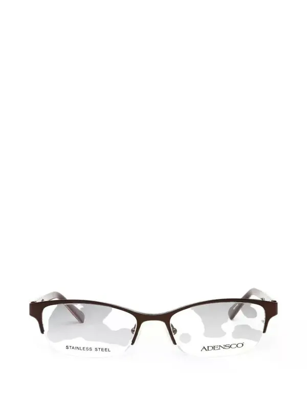 ADENSCO Rectangle Frame Eyeglasses - Brown