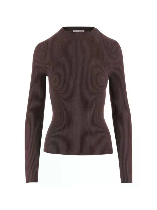 OLIVER LATTUGHI Ribbed-knit Crew-neck Sweater