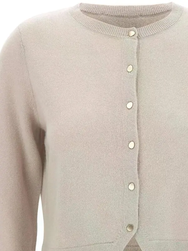 KAOS Button-up Slit-hem Cardigan