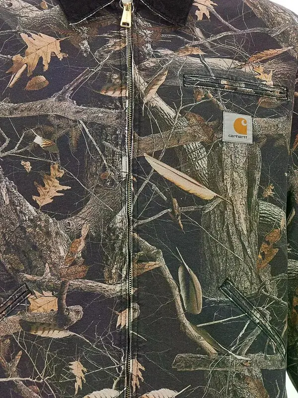 Carhartt Work In Progress Og Detroit Leaf-print Jacket