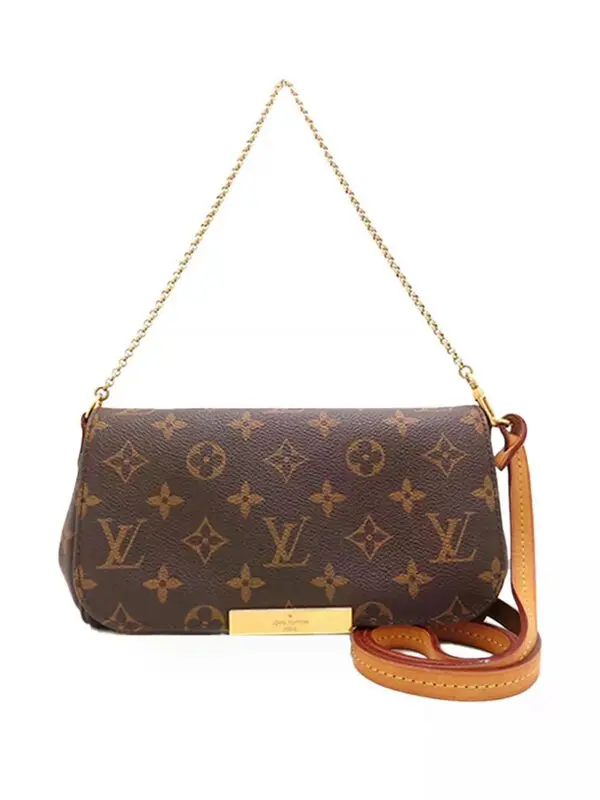 LOUIS VUITTON 2000-2020 Monogram Favorite Pm Satchel - Brown