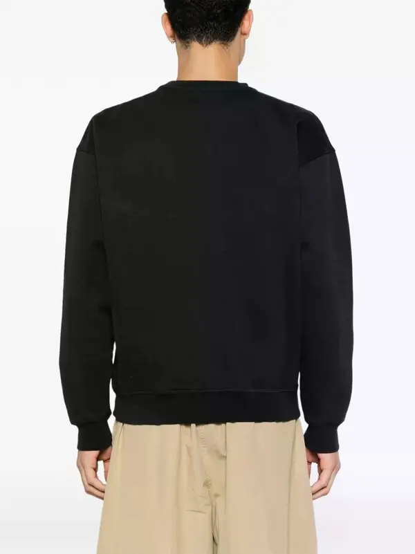 ARTE ANTWERP Logo Embroidered Sweatshirt - Black