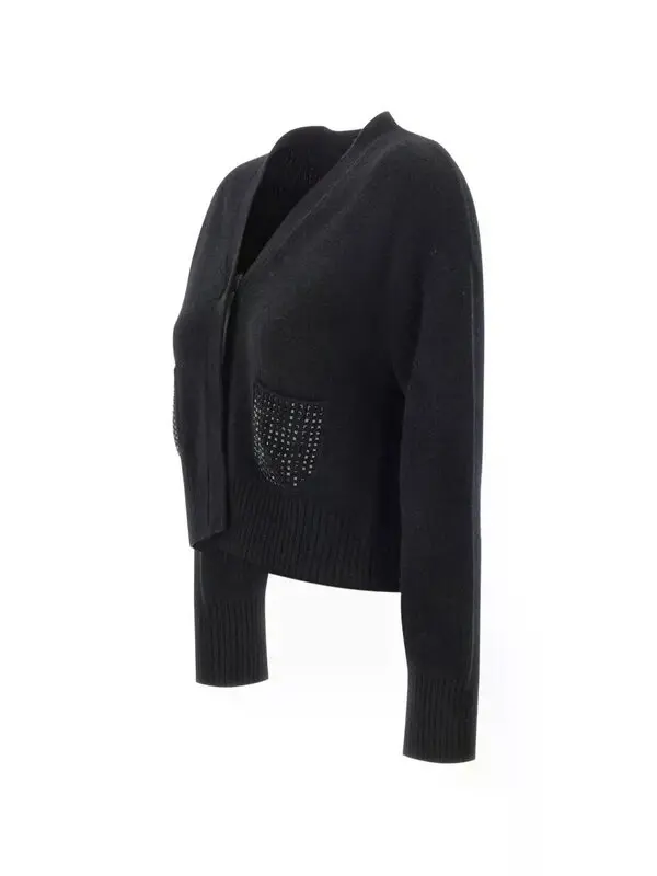 KANGRA Rhinestone-embellished Cardigan
