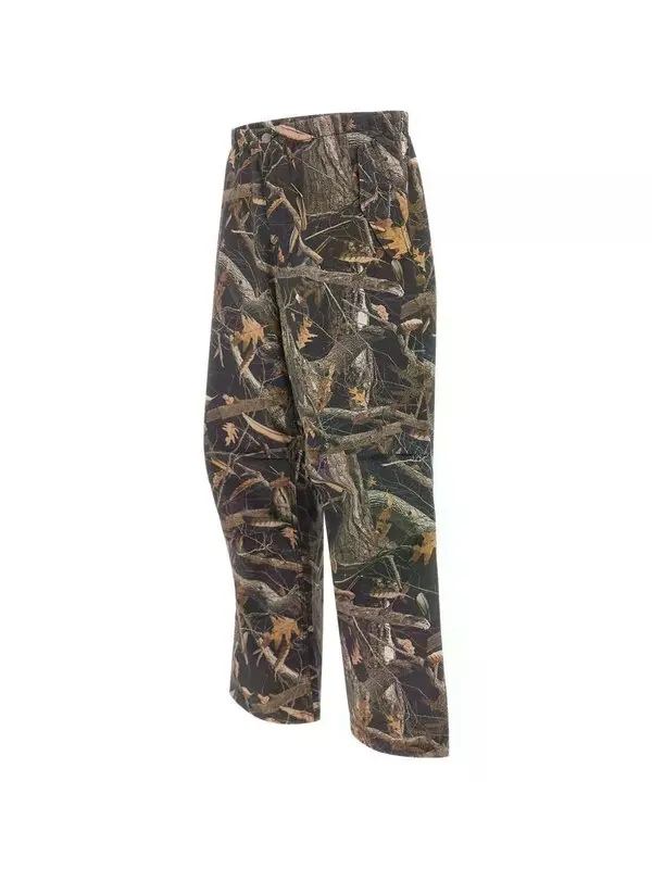 Carhartt Work In Progress Camouflage Pattern Trousers - Black