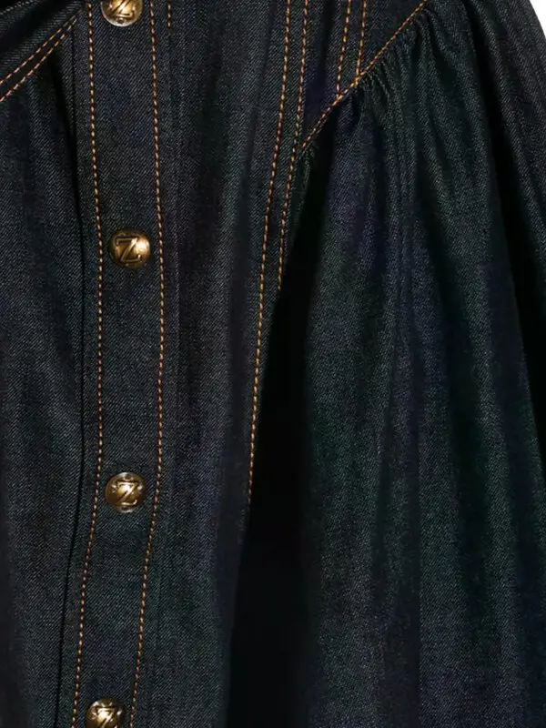 Zimmermann Belted Denim Dress