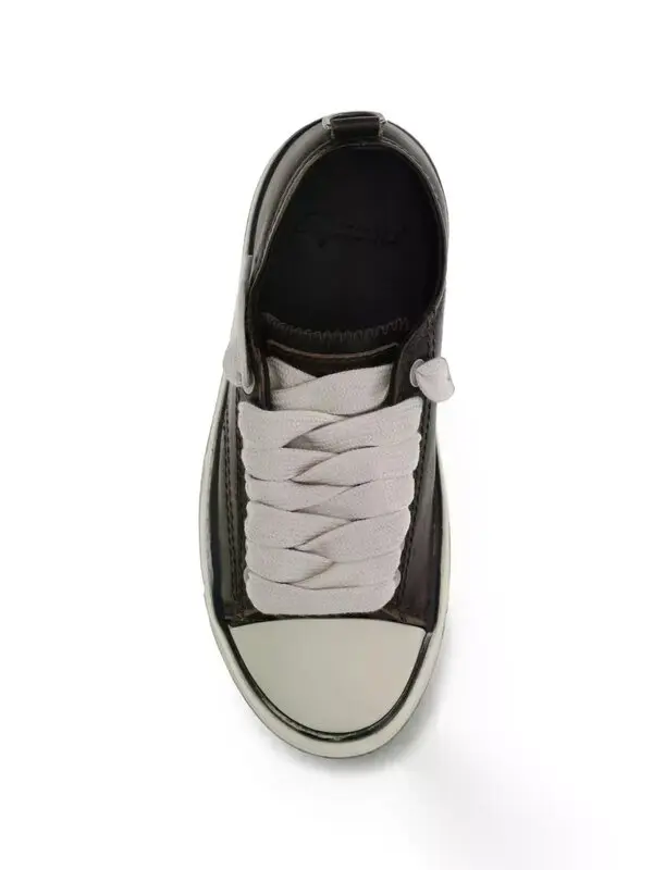 REPRESENT Distressed-leather Sneakers