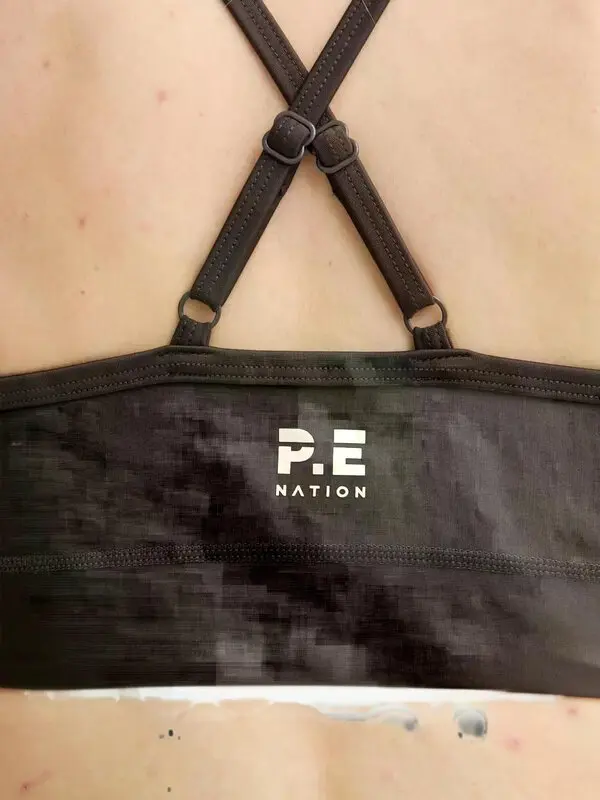 P.E Nation Paramount V-neck Cross-back Sports Bra
