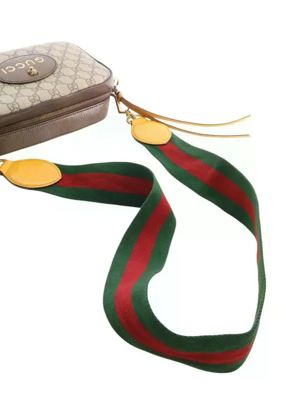 Gucci 2000-2015 Gg Supreme Web Neo Vintage Crossbody Bag - Neutrals