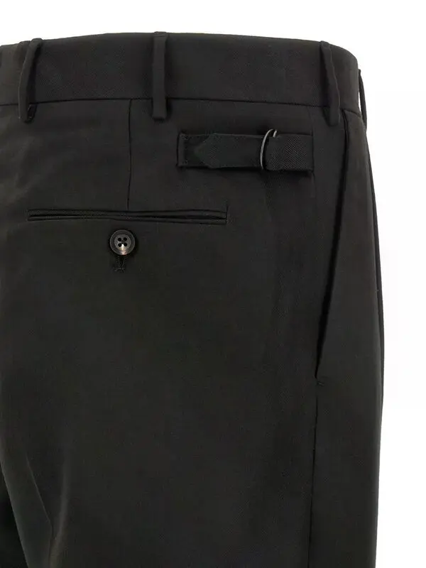CELLAR DOOR Nev Pleated Straight-leg Trousers