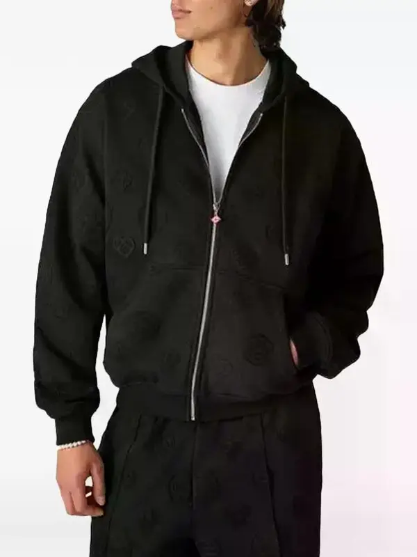 Casablanca Monogram Zip-up Hoodie