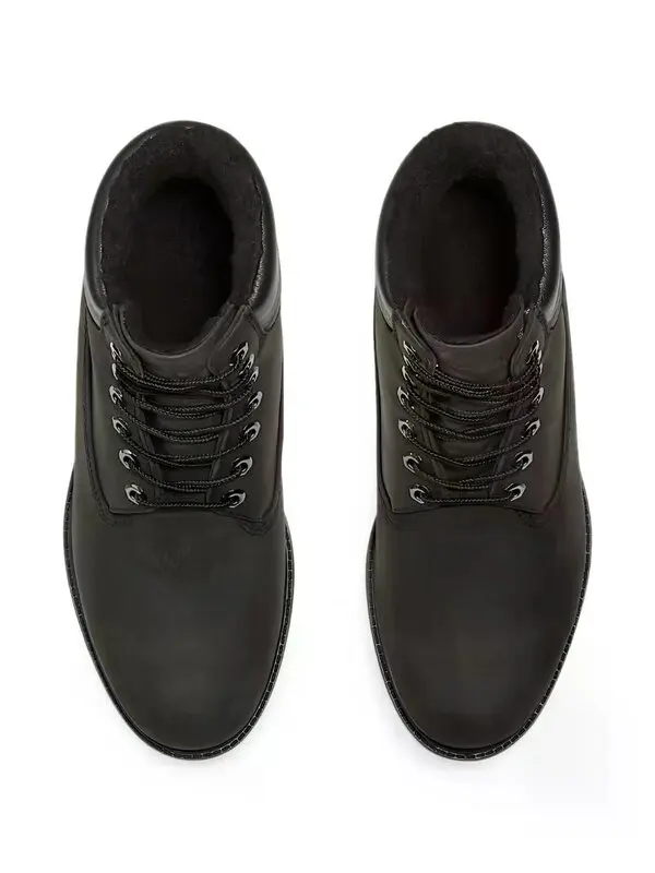 Timberland Logo-debossed Padded Ankle Boots - Black