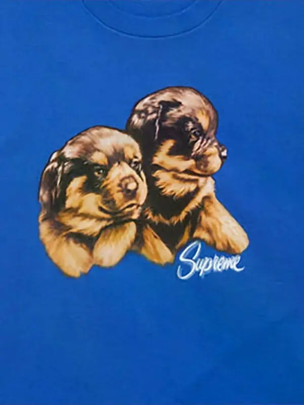 Supreme Puppies-print T-shirt