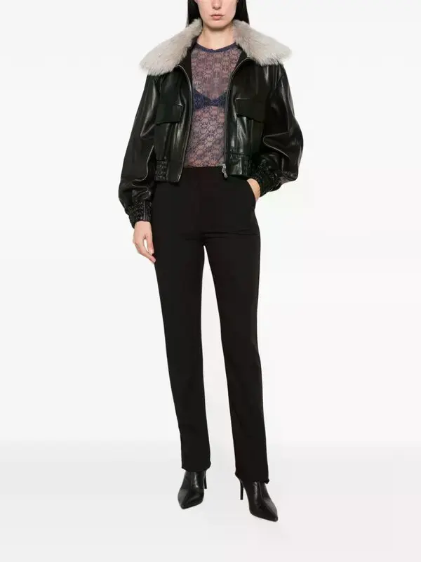 Pinko Lace Long-sleeve Blouse