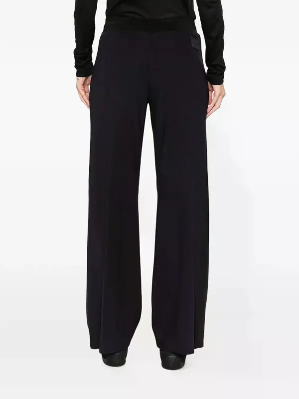 Elisabetta Franchi Logo-patch Wide-leg Track Pants