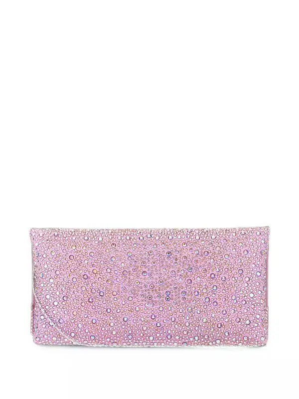 TWENTY FOURHAITCH Siria Rhinestone-embellished Clutch Bag