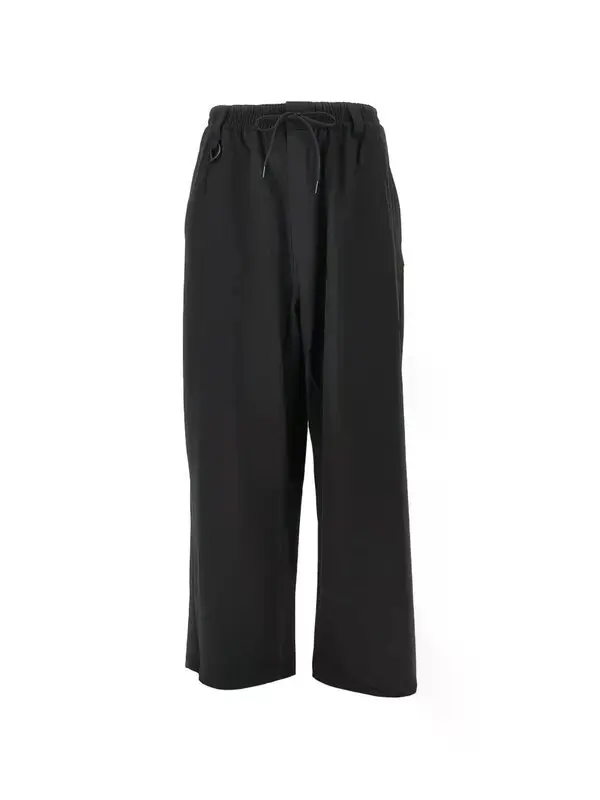 Y3 Drawstring Straight-leg Trousers