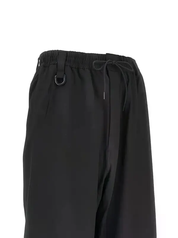 Y3 Drawstring Straight-leg Trousers